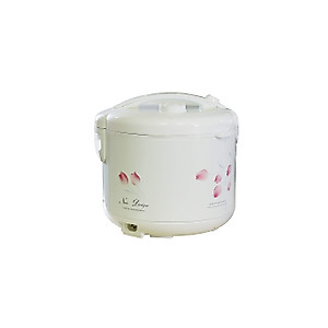 TRC-08 Cool Touch 8-Cup Rice Cooker and Warmer with Steam Basket, White