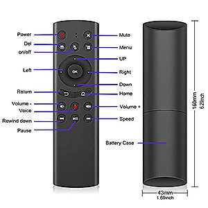 WeChip G20 Voice Remote Wireless Replacement Remote for Nvidia Shield(Versions Before 2019)/PC/Android TV Box/Smart TV