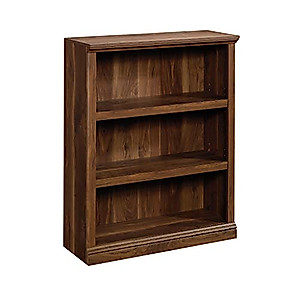 Sauder Miscellaneous Bookcase, L: 35.28" x W: 13.23" x H: 43.78", Grand Walnut finish