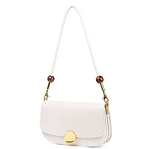 E&E&E Shoulder Bags for Women PU Retro Bag Tote Handbag Hobo Handbag Fashionable for Women with 2 Removable Strap Mini Flap Crossbody Bag Purse