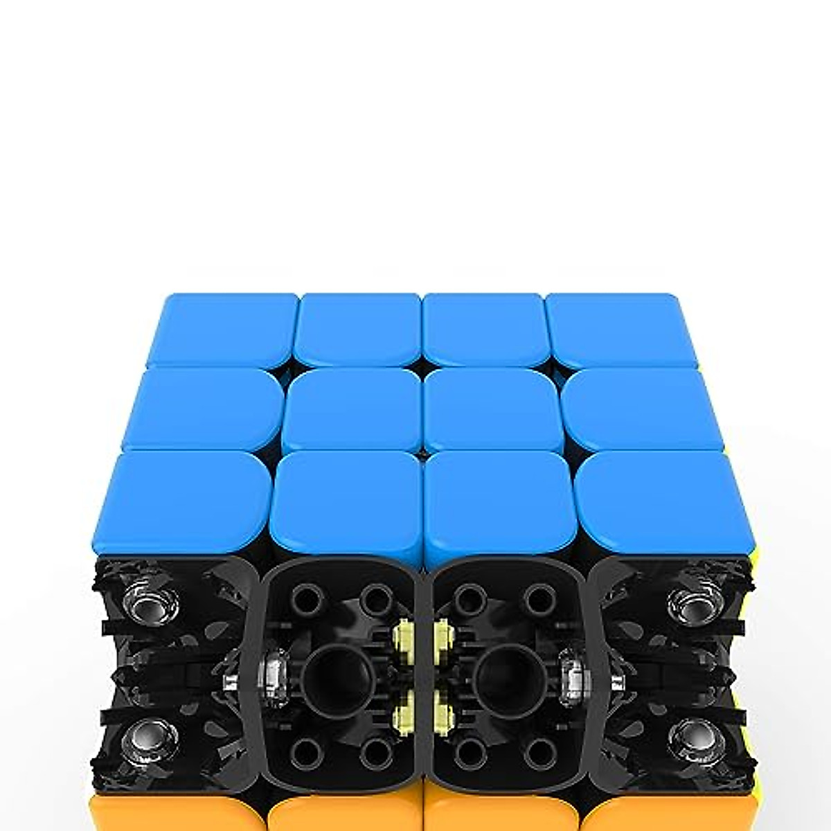 GAN 460 M Magnetic 4x4 Speed Cube, Magnets 4x4 IPG Honeycomb Surface 40°/25° Corner-Cutting 3D Puzzle Fidget Cube Stress Relief Toy Games for Adults and Kids