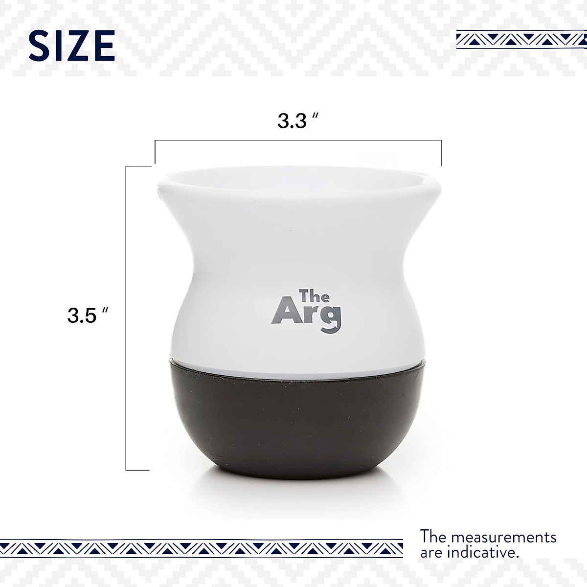 THEARG | Yerba Mate Plastic Gourd Cup with Stainless Steel Straw | Self-Clean Modern Plastic Gourd Design - Yerba Mate Cup and Bombilla Set from Argentina