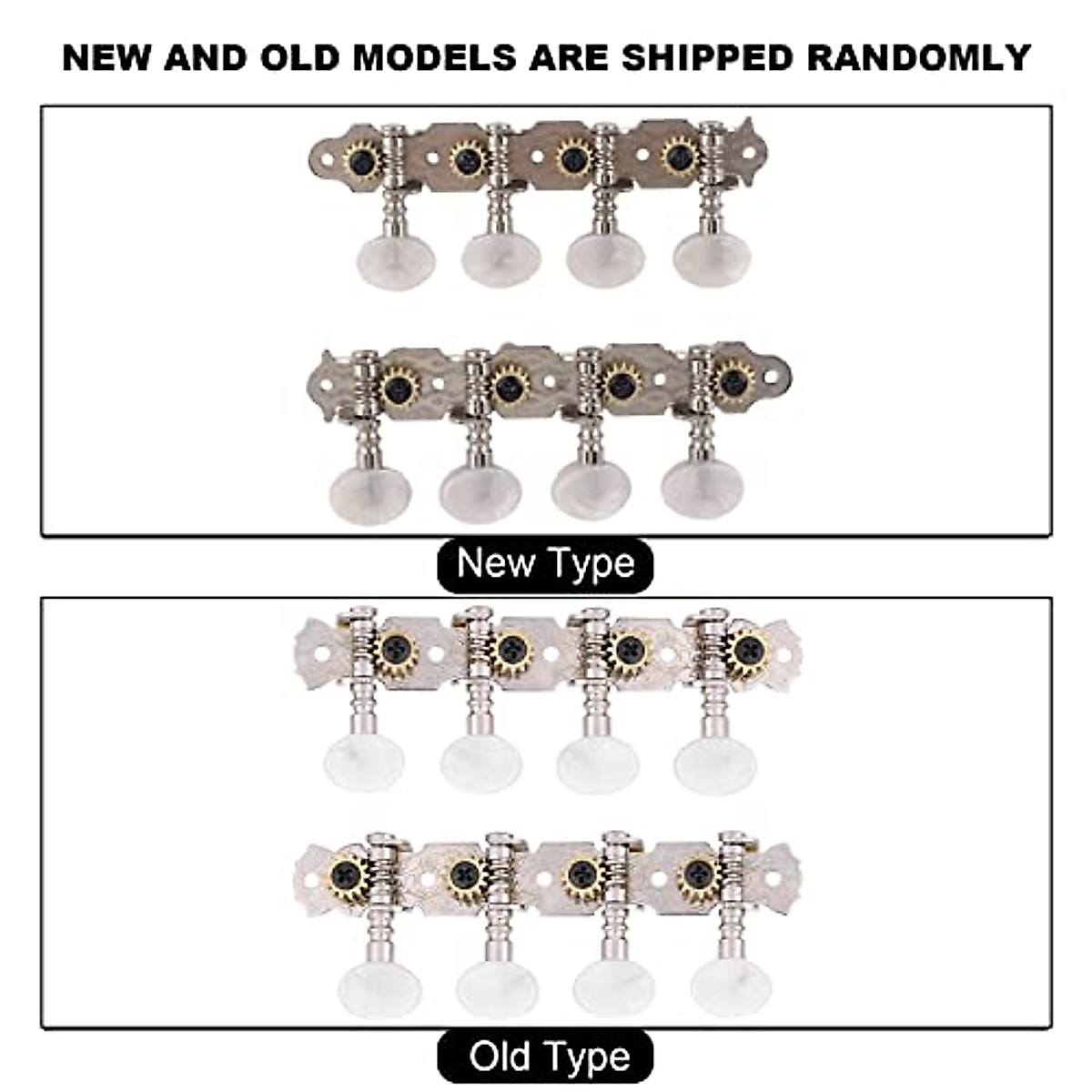 Mandolin Tuning Pegs, 4L4R Machine Heads String Tuning Pegs for 8 Strings Mandolin Instruments Accessory Other string instrument accessories
