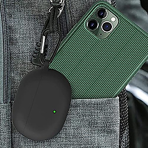 Maidea Case Cover Compatible with New Beats Studio Buds – True Wireless Noise Cancelling Earbuds, Anti-Fall Protective Cover for New Beats Studio Buds (Black)