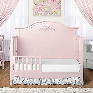 SweetPea Baby Jasmine 4-in-1 Convertible Crib,Blush Pink