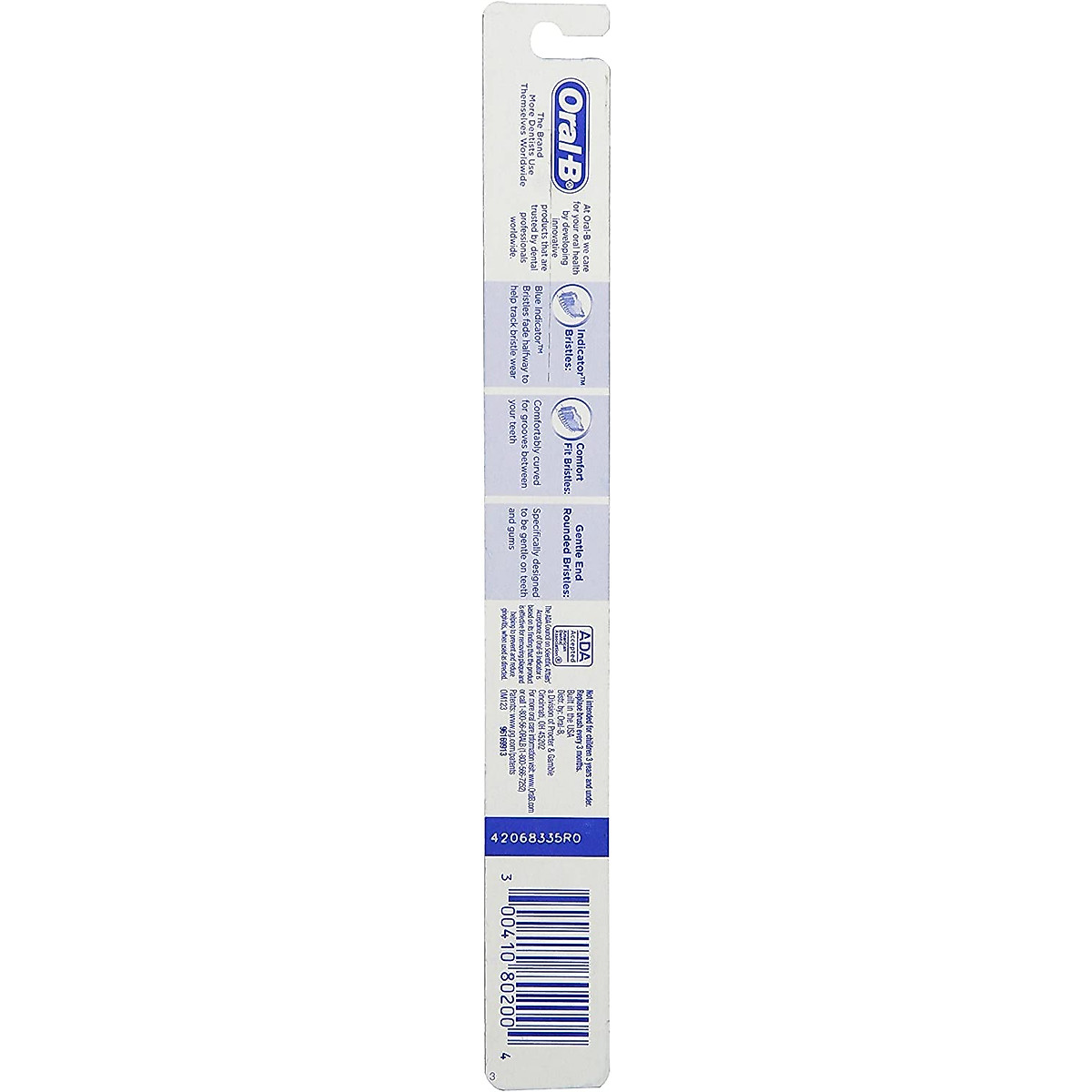 Oral-B Indicator Toothbrush, Regular 40, Soft 11 (Pack of 4)
