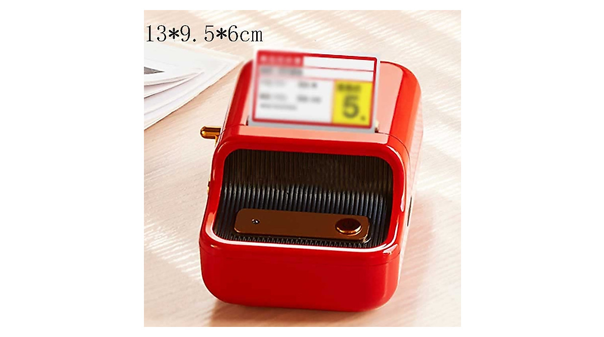 ZSEDP Portable Pocket Label Printer - Fast, Wireless Thermal Printer