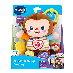 VTech Cuddle and Swing Monkey, Multicolor