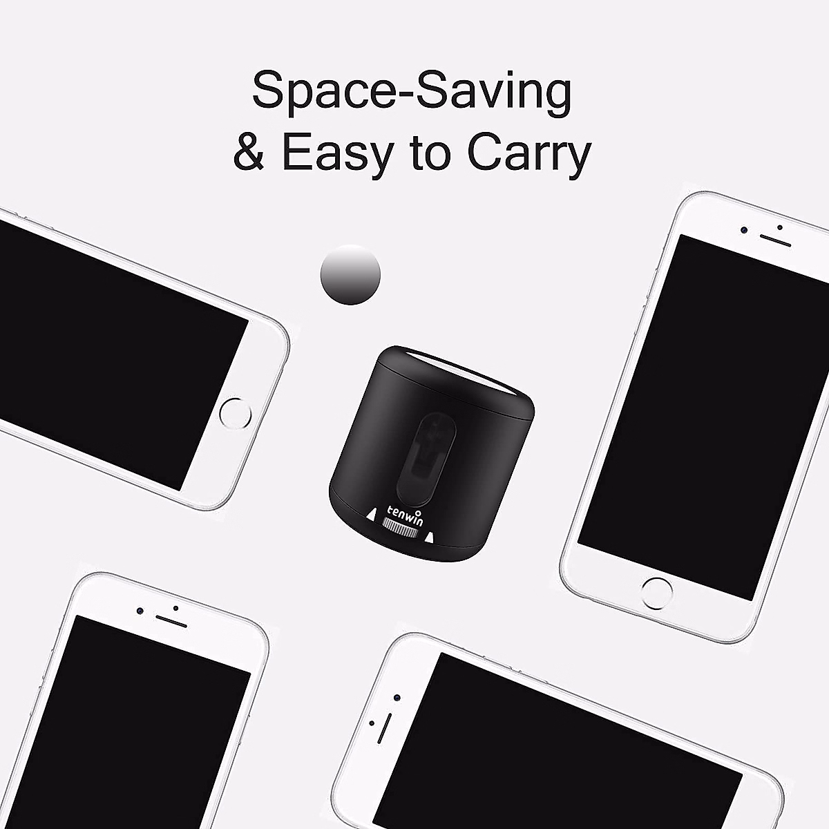 tenwin Electric Pencil Sharpener,Battery Powered and Portable Pencil Sharpeners Kid, Blade to Fast Sharpen,Suitable for NO.2/Colored Pencils(6-8mm), School/Classroom/Office/Home