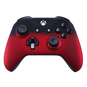 Shadow Red XB One S UN-MODDED Custom Controller (with 3.5 Jack)
