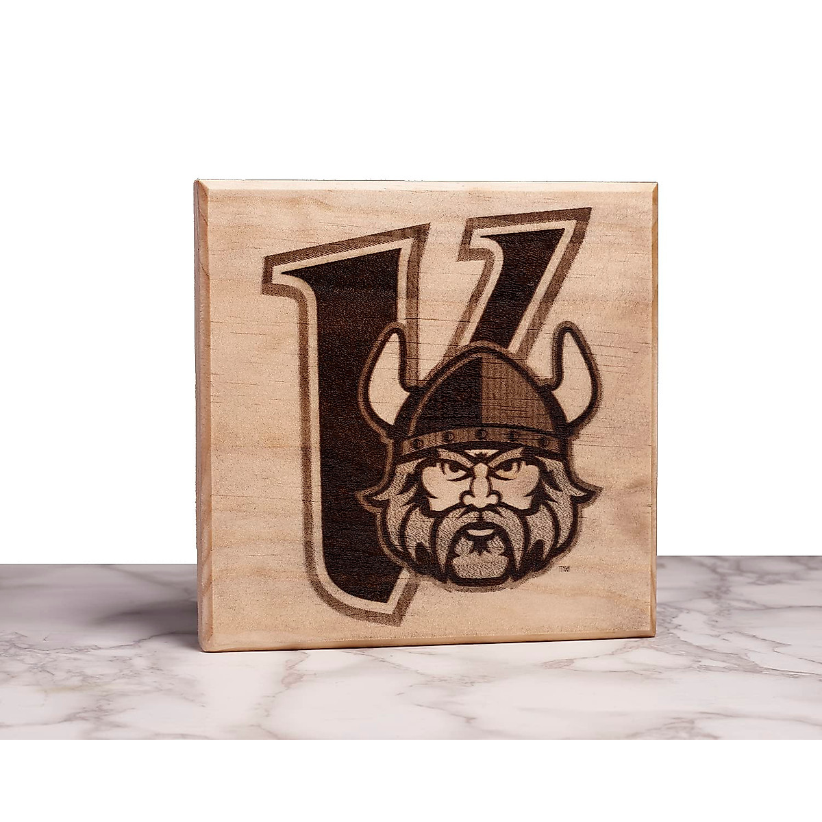 Cleveland State University Vikings Officially Licensed Solid Pine Sign