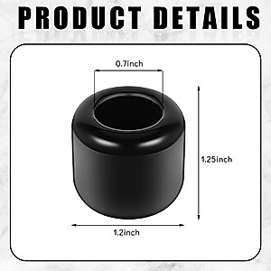 20 Pieces Black Small Candle Holders Ceramic Candle Holder for Rituals, Spells, Vigil, Altar, Witchcraft, Wiccan Supplies