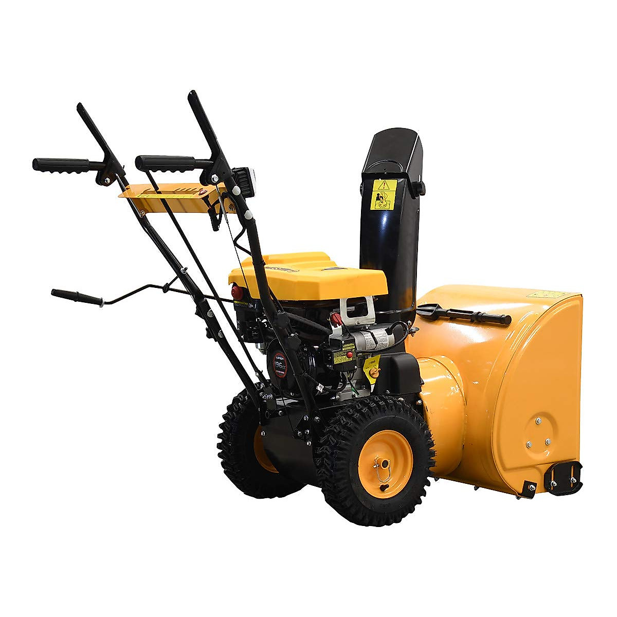 M Massimo Motor 24 inch Gas Snow Blower Thrower 2 Stage Shovel Walk Behind Heavy Duty (24 inch)