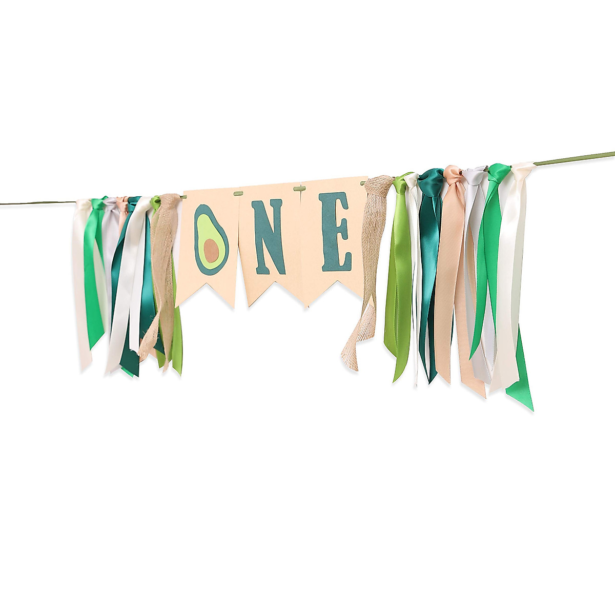 Avocado 1st Birthday High Chair Banner -1st Birthday Avocado, Avocado High Chair Banner, Carnival Birthday Banner, Fruit Birthday Banner, Crush Cake, and Photo Decoration.