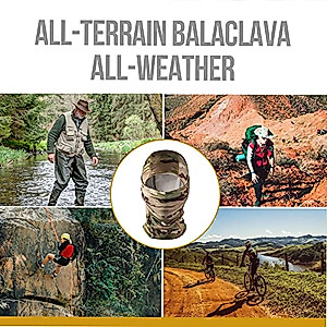 OneTigris Tactical Hood Headwear Balaclavas Full Face Mask (Multicam, Large)
