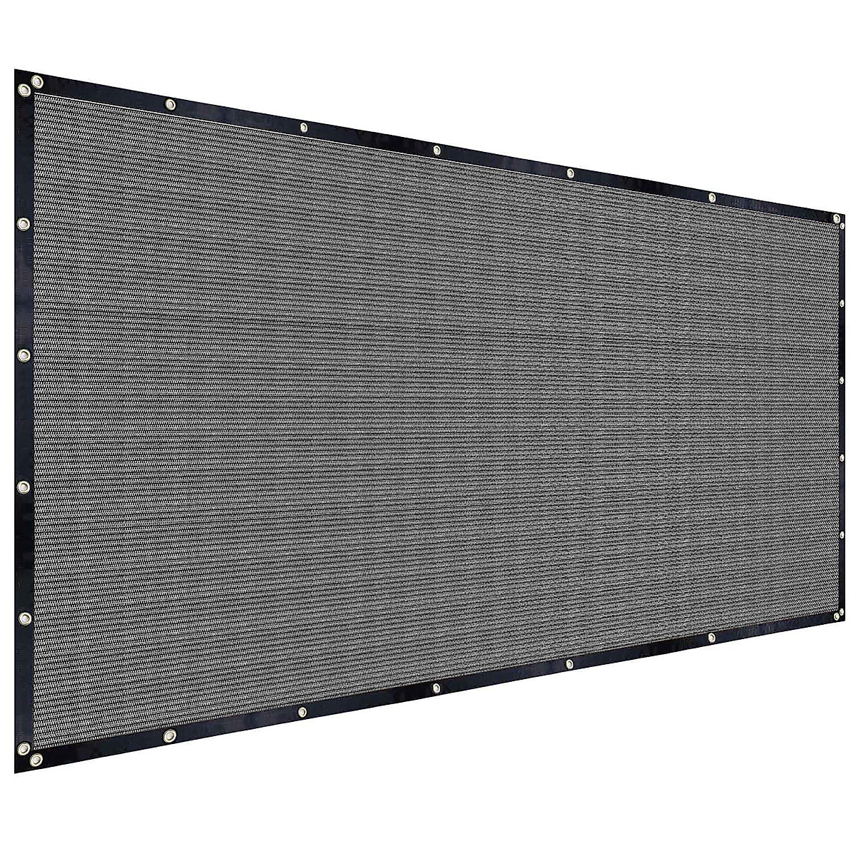 FAIR WIND Shade Cloth 90% Sun Shade Fabric Privacy Screen Shade Cover Patio Canopy with Grommets Shade Net for Garden Outdoor Pergola 10 x 12 FT - Grey