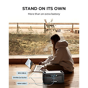 BLUETTI Power Station AC500 & B300S Expansion Battery, 3072Wh LiFePO4 Battery Backup w/ 6 5000W AC Outlets (10KW Peak), Works with Alexa, Modular Power System for Home Backup, Vanlife, Emergency