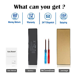 DMKAOLLK E7440 Laptop Battery for Dell Latitude 14 7000 E7440 E7450 E7420 Series PFXCR 34GKR F38HT G95J5 3RNFD G0G2M T19VW 909H5 0909H5 451-BBFT 451-BBFV 451-BBFY E225846 Notebook Battery