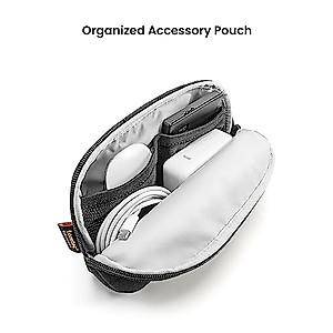 tomtoc 360 Protective Laptop Sleeve for 13-inch MacBook Air M2/A2681 M1/A2337 2022-2018, MacBook Pro M2/A2686 M1/A2338 2022-2016, Water-Resistant Shockproof MacBook Case Bag with Accessory Pouch