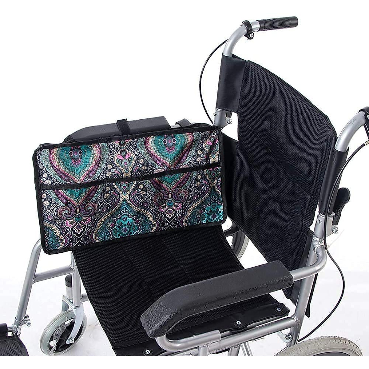 Walker Bag - Walker Storage Bag, Wheelchair/Walker Accessories Bag, Walker Pouch for Folding Walker, Universal Fit for Wheelchair, Rollator, Scooter.