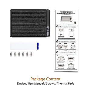 ICY DOCK M.2 PCIe 3.0/4.0 NVMe SSD to 2.5" U.2 SSD Converter / Mounting Adapter with Heatsink | EZConvert MB705M2P-B