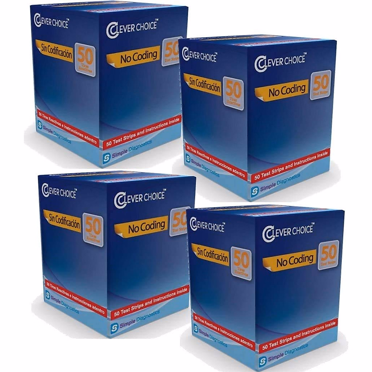 Clever Choice Auto-Code Test Strips - 200ct. Bundle Deal