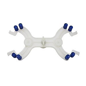 Plastic Double Buret Clamp Burette Clip Holder Butterfly Style Titration Clip Holder Laboratory Accessory