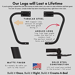 Queen Size Deluxe Murphy Bed Kit, Vertical