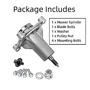 TENGMUJX Lawn Mower Spindle Assembly Fit for Husqvarna 532187282/AYP 187292 192870/ Ariens 21546238 21546299