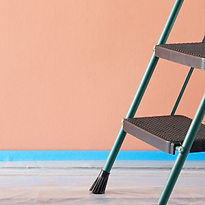 Juvale 6-Pack of 1 mil Clear Plastic Drop Cloths for Painting, Furniture Protection, Disposable Painters Tarp, Waterproof Sheeting Roll for Construction, Dust, Paint Covering for Floor (9x12 Feet)