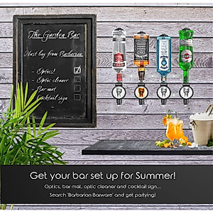 Barbarian 25ml Professional Single Liquor Dispenser - Individual Optic Measure Home Bar Pub Optics Shot