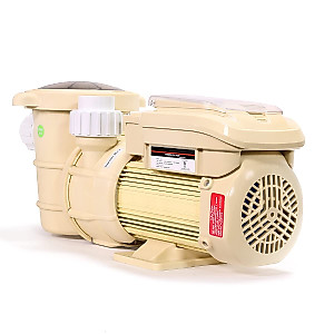 XtremepowerUS 1.5HP Variable Speed Whisper Above Ground Swimming Pool Pump Beige