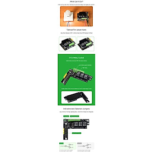 Coolwell Waveshare Quality 3-Ch(Channel) Relay Expansion Board Designed for Jetson Nano, Optocoupler Isolation Directly Pluggable Up to 2X Stackable