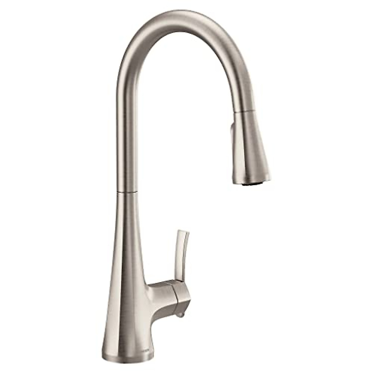 Moen S7235SRS Sinema One-Handle High Arc Pulldown Kitchen Faucet featuring Power Boost and Reflex, Spot Resist Stainless