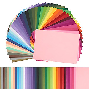 Outuxed 400 Sheets Tissue Paper Bulk for Gift Bags, 40 Multicolor Tissue Paper for Gift Wrapping, 11.5” x 8” Rainbow Tissue Paper for Decorative Art Crafts Festival Decorations DIY Flower Pom Pom