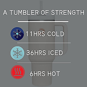 Acuewuja 40oz/1180ml Tumbler With Handle, Lid, Straw And Silicone Boot Reusable Double Wall Vacuum 18/8 Stainless Steel Coffee Travel Mug Portable Insulated Beer Cup (Rose Quartz)