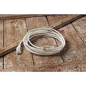 Weaver Leather Kid's Waxed Nylon Rope , Natural , 5/16" x 20'