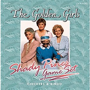 USAopoly Golden Girls Checkers & Bingo Set