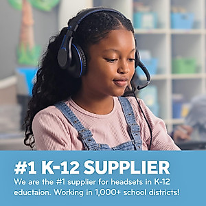 ThinkWrite Technologies / TWT Audio Duro, TW210 (2nd Gen) | Premium Over-Ear Wired Black Headset with Noise Reducing Microphone (3.5mm Jack)