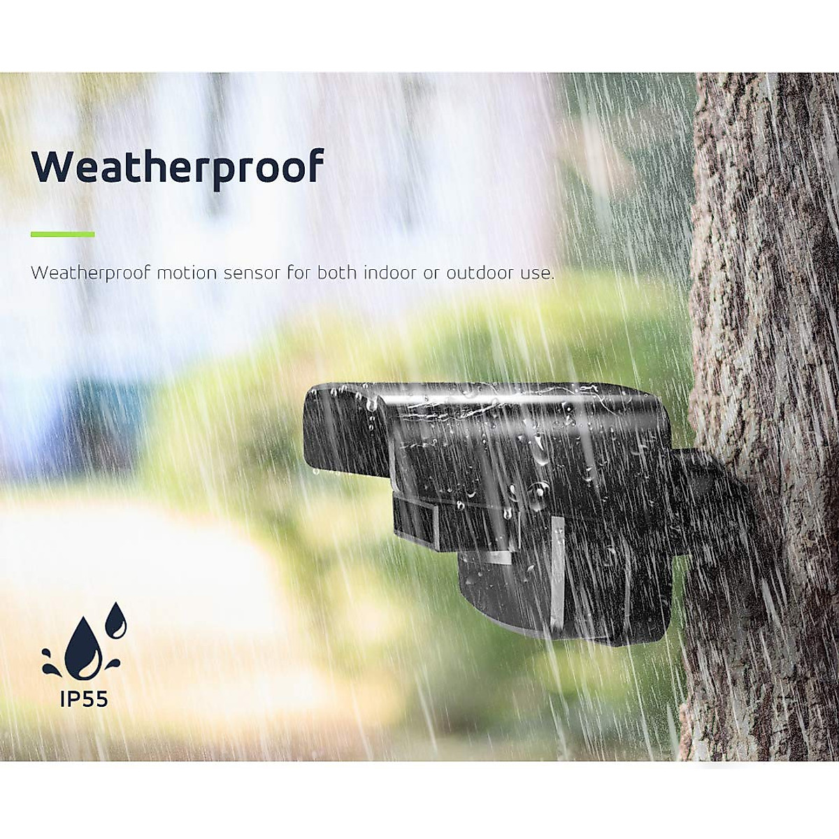Driveway Alarm, Long Range Wireless Motion Sensor Alarm Outdoor Indoor, Weatherproof Motion Detector Alert for DIY Security Alert System for Outside Yard, Garage, Gate, Pool Safety