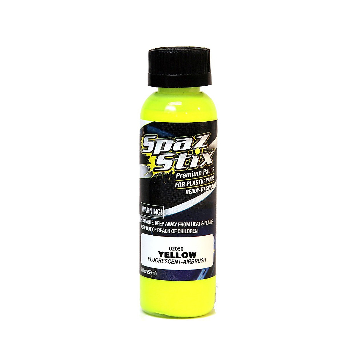 Yellow Fluorescent Airbrush Paint 2oz