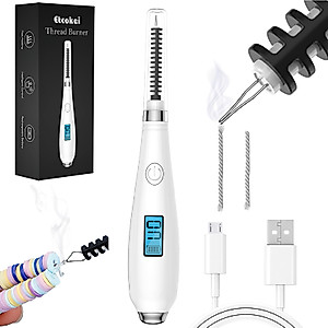 Etcokei USB Thread Burner Zap Thread Zapper Tool, Rechargeable Wax Carving Pen, Cord String Beading Supplies, Thread Burner for Jewelry Making Sewing Cutting Melting DIY Beadwork