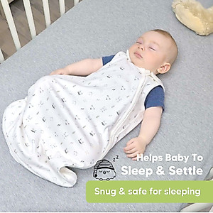 Organic Baby Sleep Sack Wearable Blanket - Baby Sleeping Bag 0-24 Months, Baby Swaddle Blankets for Baby Boy, Girl, Newborn, Infant, Baby Sleeper Swaddles, Baby Sleep Bag (KeaStory, Small 0-3M)