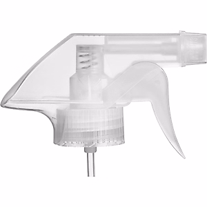 Spray Bottle - (Large - 32 Oz) - All-Purpose, Empty / Reuseable, Heavy Duty, Clear PET Plastic, Trigger Sprayer, Industrial Size, Chemical Resistant, MADE IN USA (1 Pack, Clear)