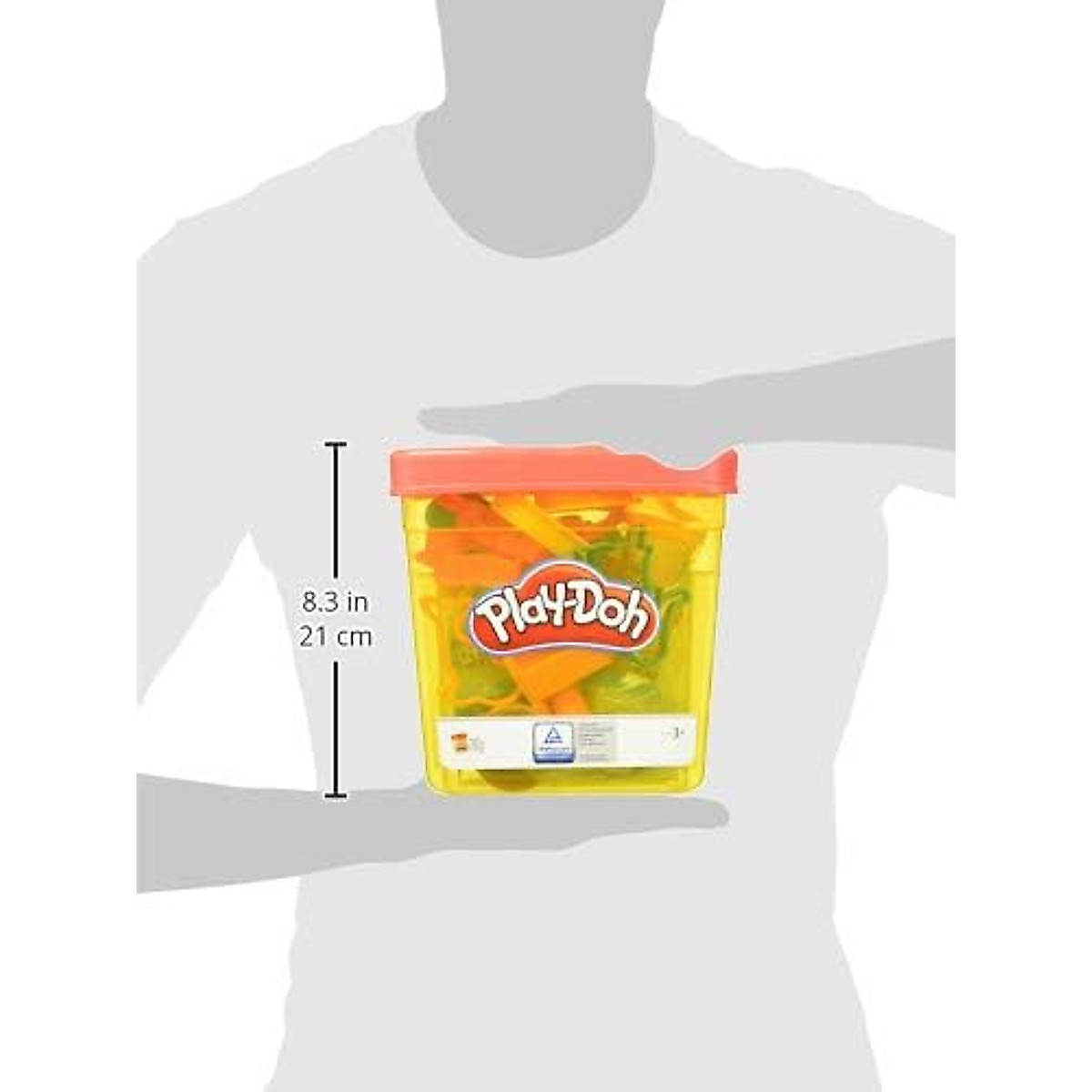 Play-Doh Fun Tub Playset, Great First Play-Doh Toy for Kids 3 Years and Up with Storage, 18 Tools, 5 Non-Toxic Colors (Amazon Exclusive)