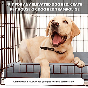 DREAMANIA Orthopedic Dog Bed for Medium, Large and Extra Large Dogs, Luxury Foam Pet Bed Mat with Durable Removable Cover, Non-Slip Bottom, Machine Washable (XXL(50.2"x36.6"x3.7"))