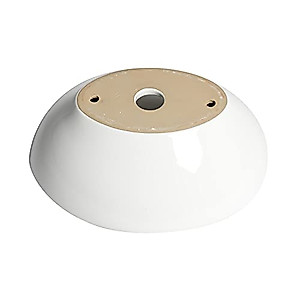 ALFI brand ABC913 Bathroom Sink, 15.38"L x 12.75"W x 5.5"H, White