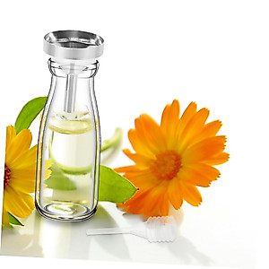 Baluue 12pcs 2.5 Inch x 0.6 Inch Small Metal Funnels with 2 Pack Mini Pipette for Filling Bottle and Containers, Oil and Liquid Filling and Tranfer Funners Tool Kit