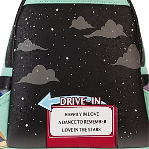 Loungefly Mickey & Minnie Date Night Drive-In Lenticular Mini Backpack Standard