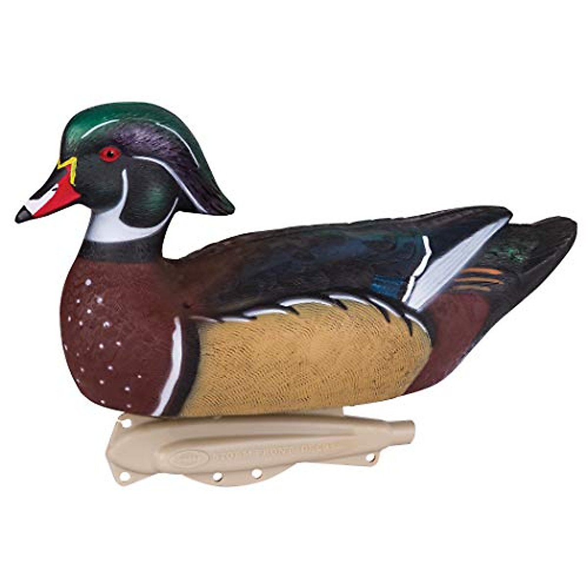 Flambeau Outdoors 8018SUV Storm Front 2 Wood Duck Decoys, Classic Floaters - 6-Pack
